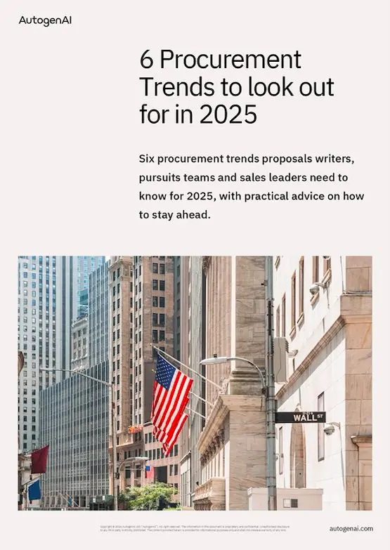eBook: Procurement Trends Report 2025 US - AutogenAI